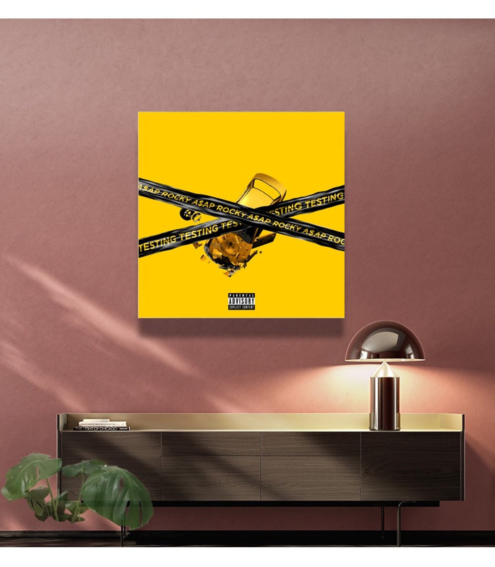 ASAP Rocky Testing Music Album Cover Canvas Poster No Frame | Etsy