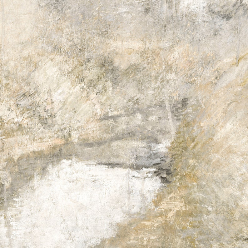 Abstract Neutral Painting PRINTABLE / Vintage Tonal Art Print - Etsy