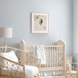 Neutral Bird Illustration / Vintage Farmhouse Nursery Art PRINTABLE ...