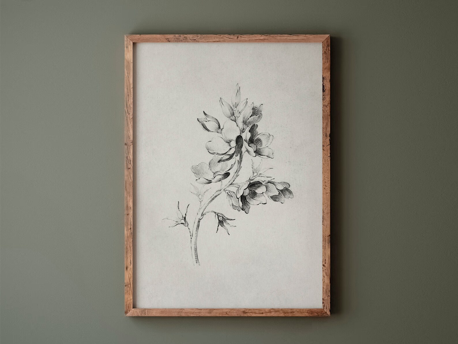Vintage Sketch Art Printable Minimalist Antique Drawing | Etsy