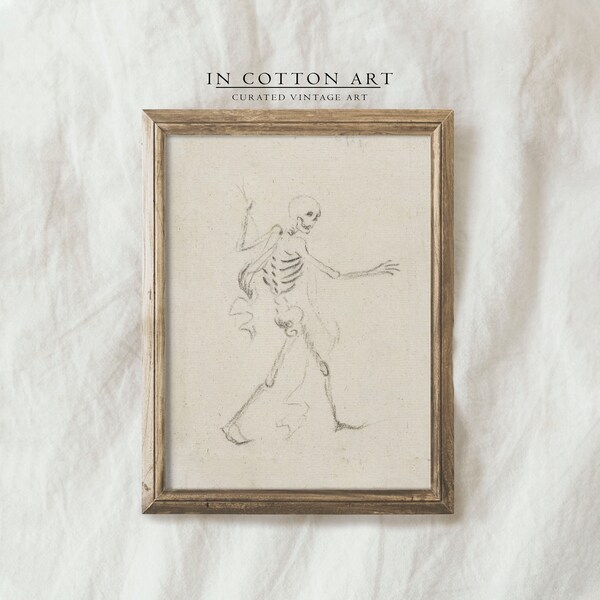 Vintage Skeleton Art - Etsy