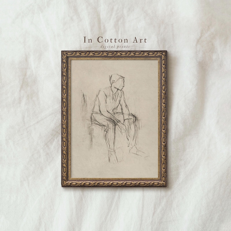 Figure Studies Drawing - Etsy