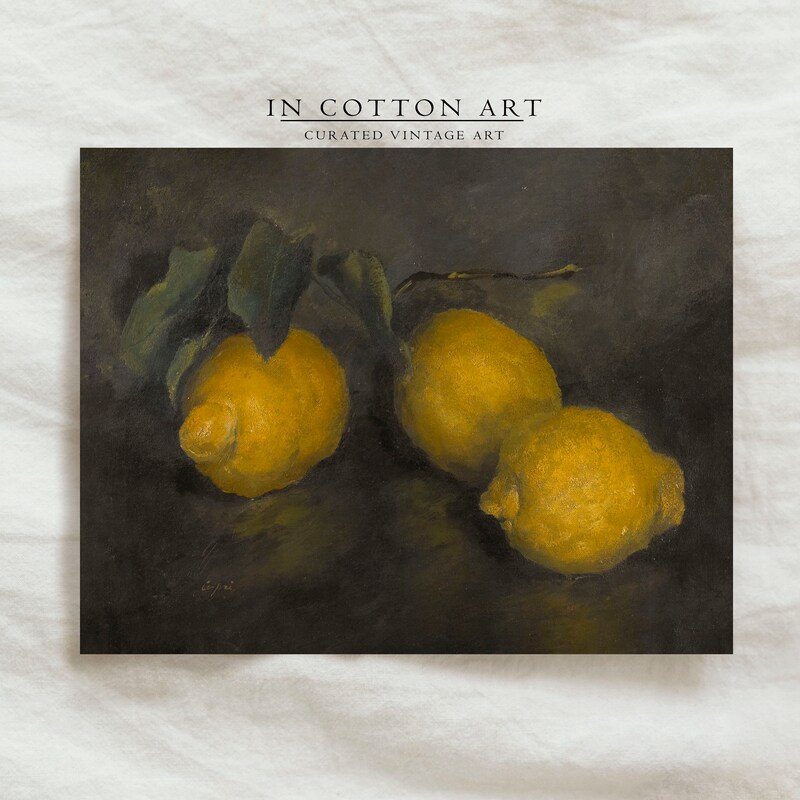 Lemon Still Life - Etsy