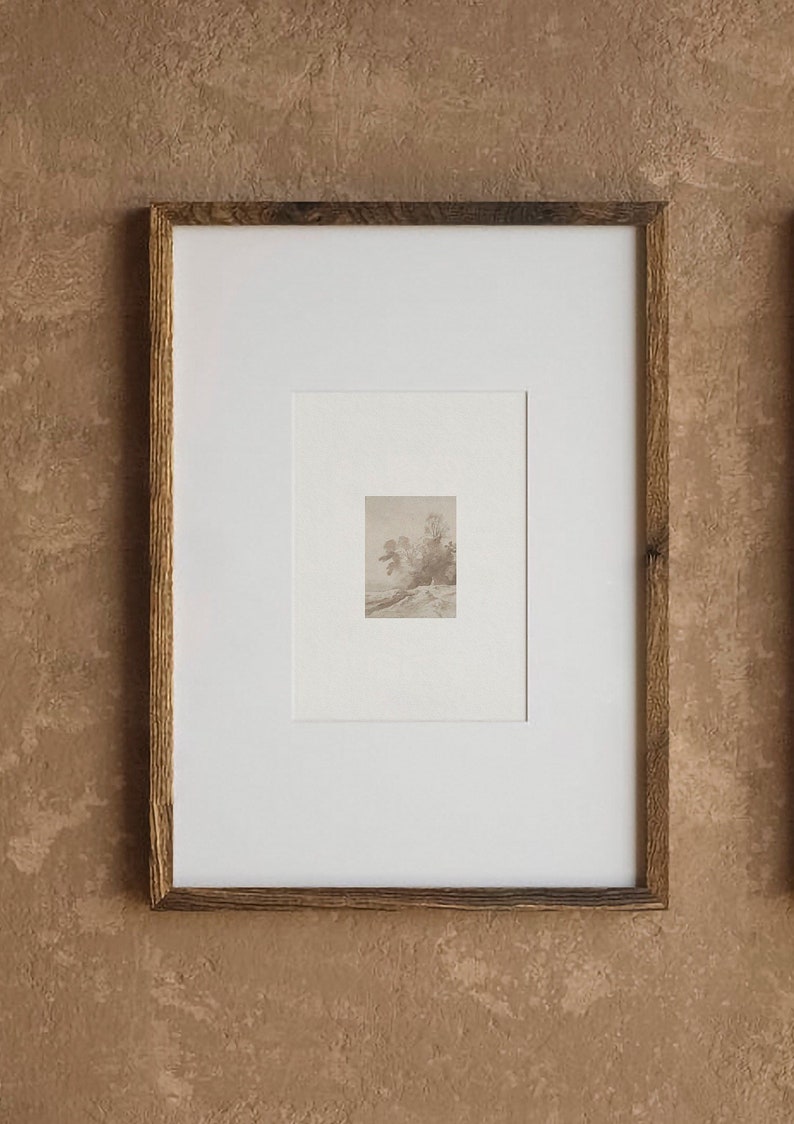 Vintage Sepia Landscape PRINTABLE / Minimalist Elegant Art - Etsy