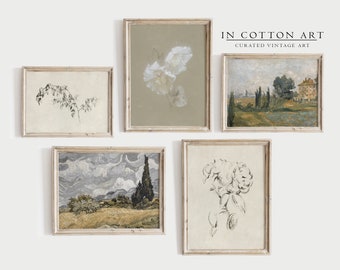 Spring Gallery Wall Art Prints Set 5 PRINTABLE DIGITAL - Etsy