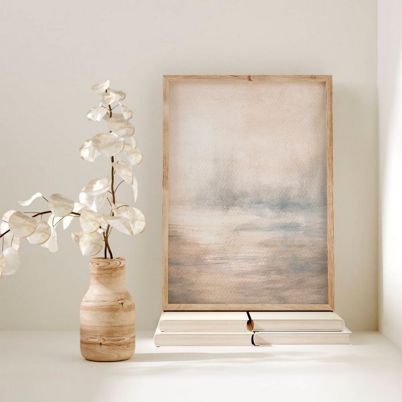 Muted Pastel Print Muted Abstract Print Calming Abstract - Etsy