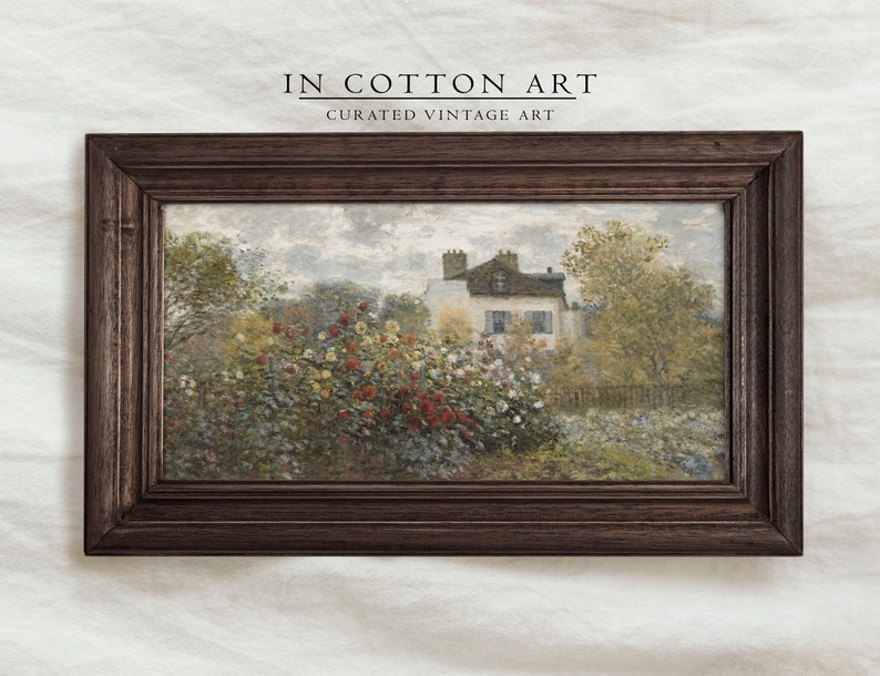 Panoramic Rustic Farmhouse Art Print / Floral Spring Wall Art - Etsy