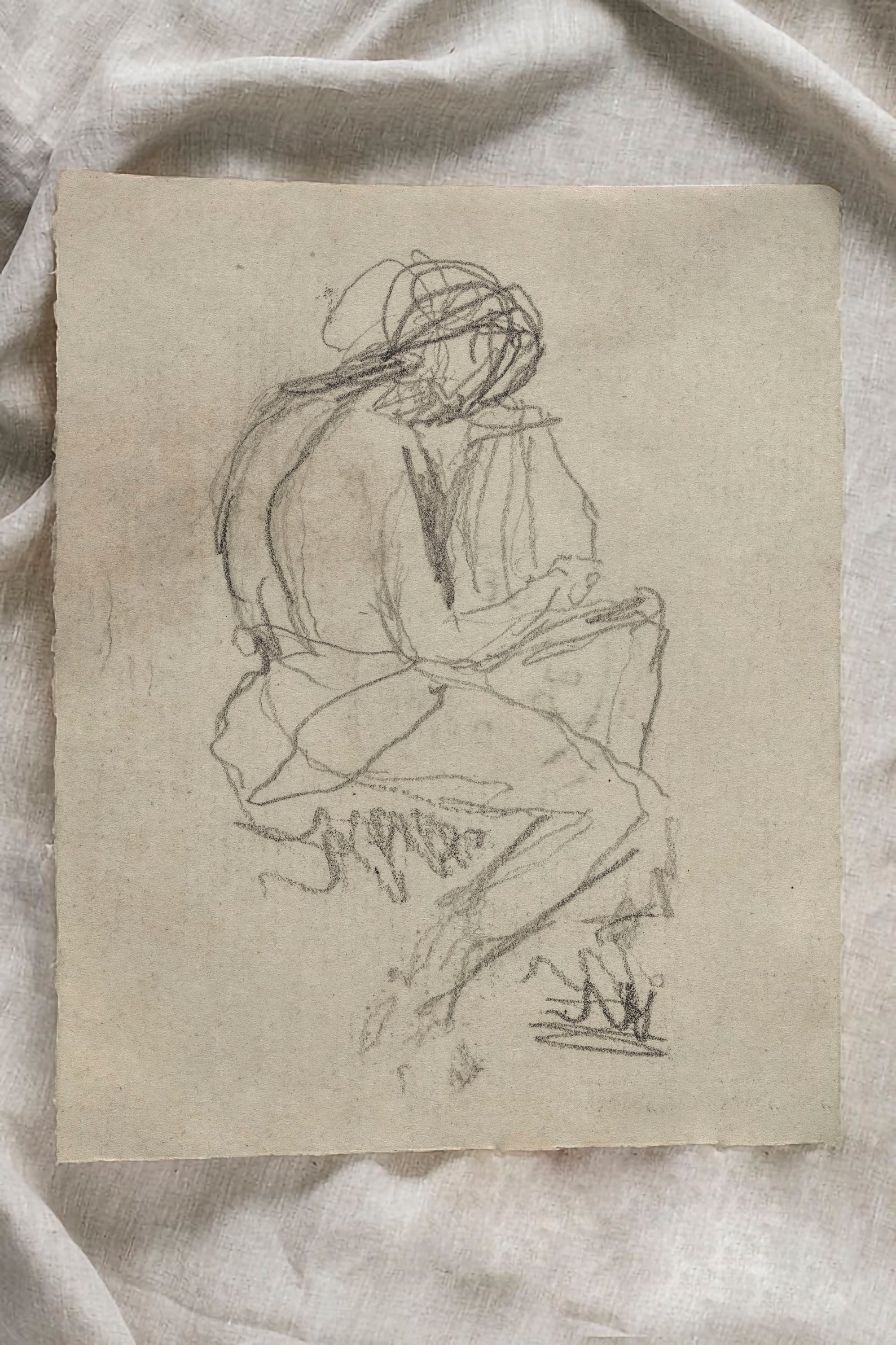 Vintage Abstract Sketch Art / Neutral Figure Drawing PRINTABLE - Etsy