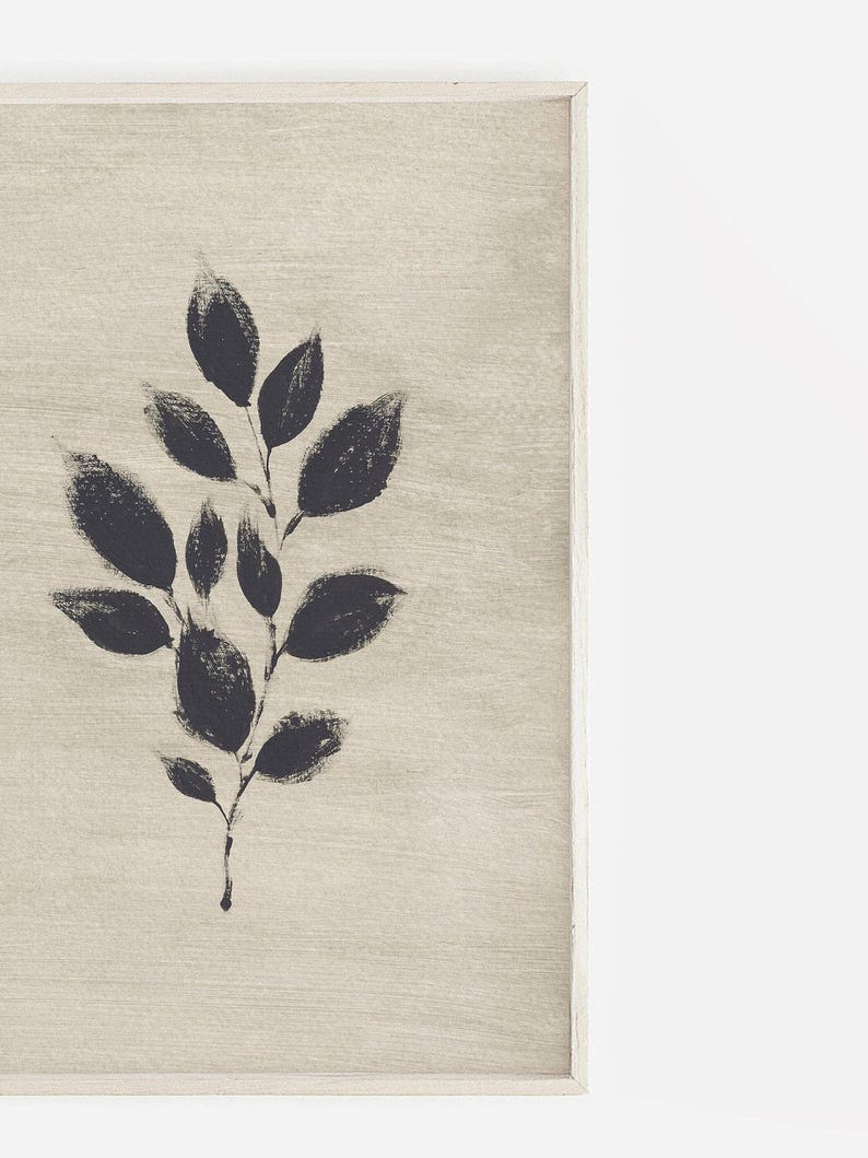Autumnal Prints, Modern Botanical Fall Prints, Modern Autumn Prints, 2 ...