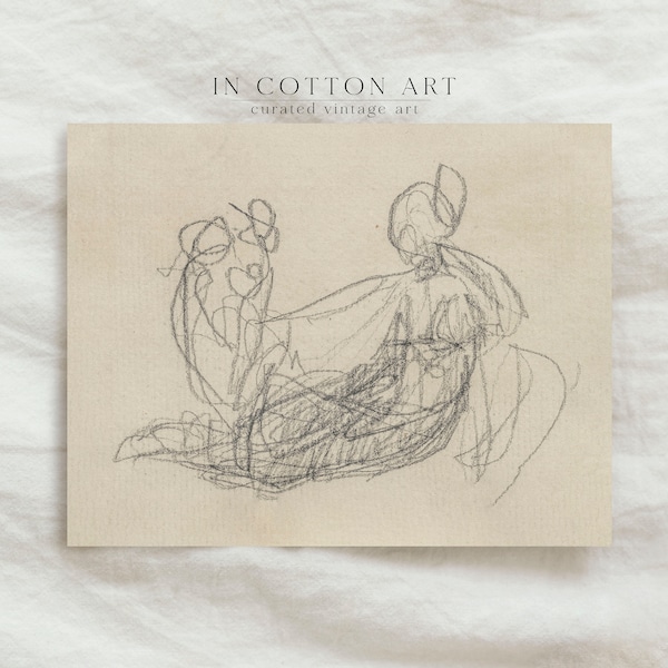 Female Figure Sketch - Etsy