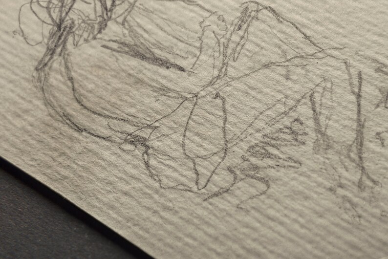 Vintage Abstract Sketch Art / Neutral Figure Drawing PRINTABLE - Etsy