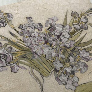 Vintage Iris Oil Painting PRINTABLE / Neutral Vase of Flowers Print ...