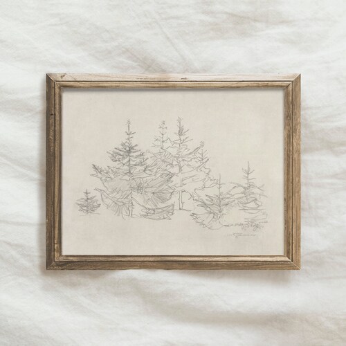 Moody Rustic Print / Neutral Farmhouse Botanical Art / - Etsy