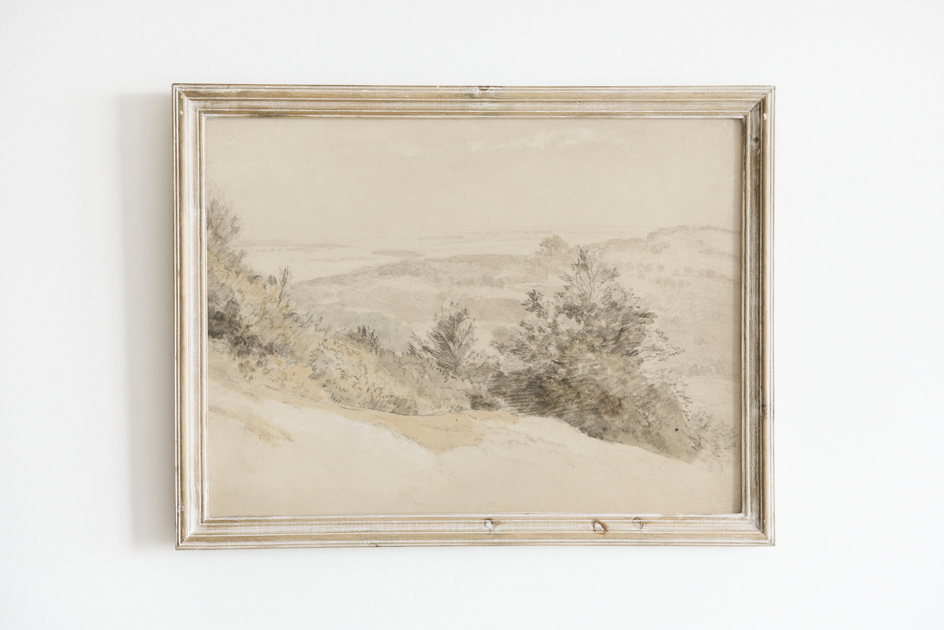 Beige Landscape Painting PRINTABLE / Neutral Minimalist Wall - Etsy Canada