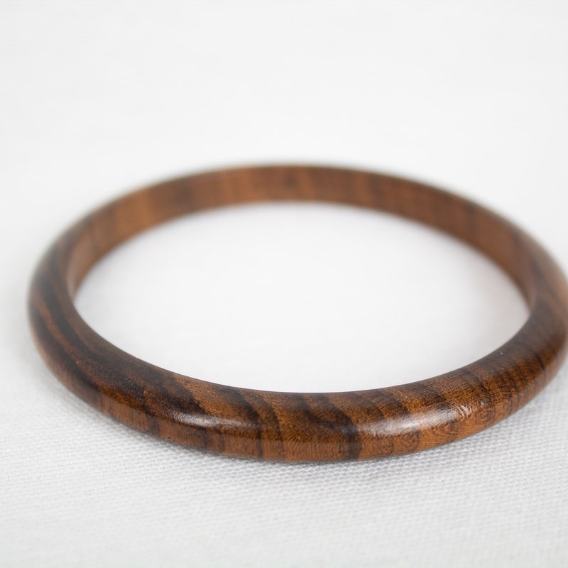 Vintage Wood Bangle Bracelets - Etsy