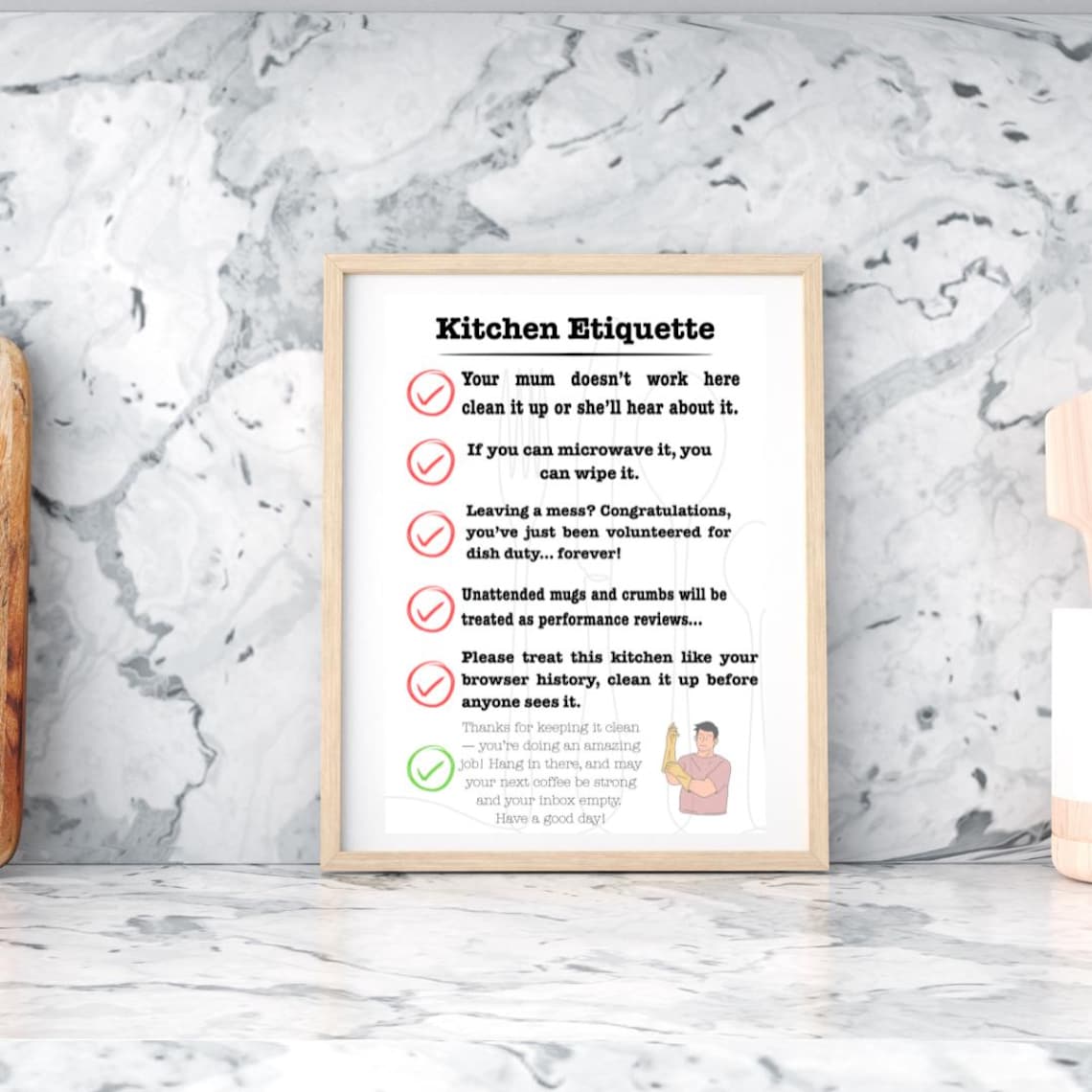 Kitchen Rules Office Kitchen Rules Workplace Etiquette Poster Office ...