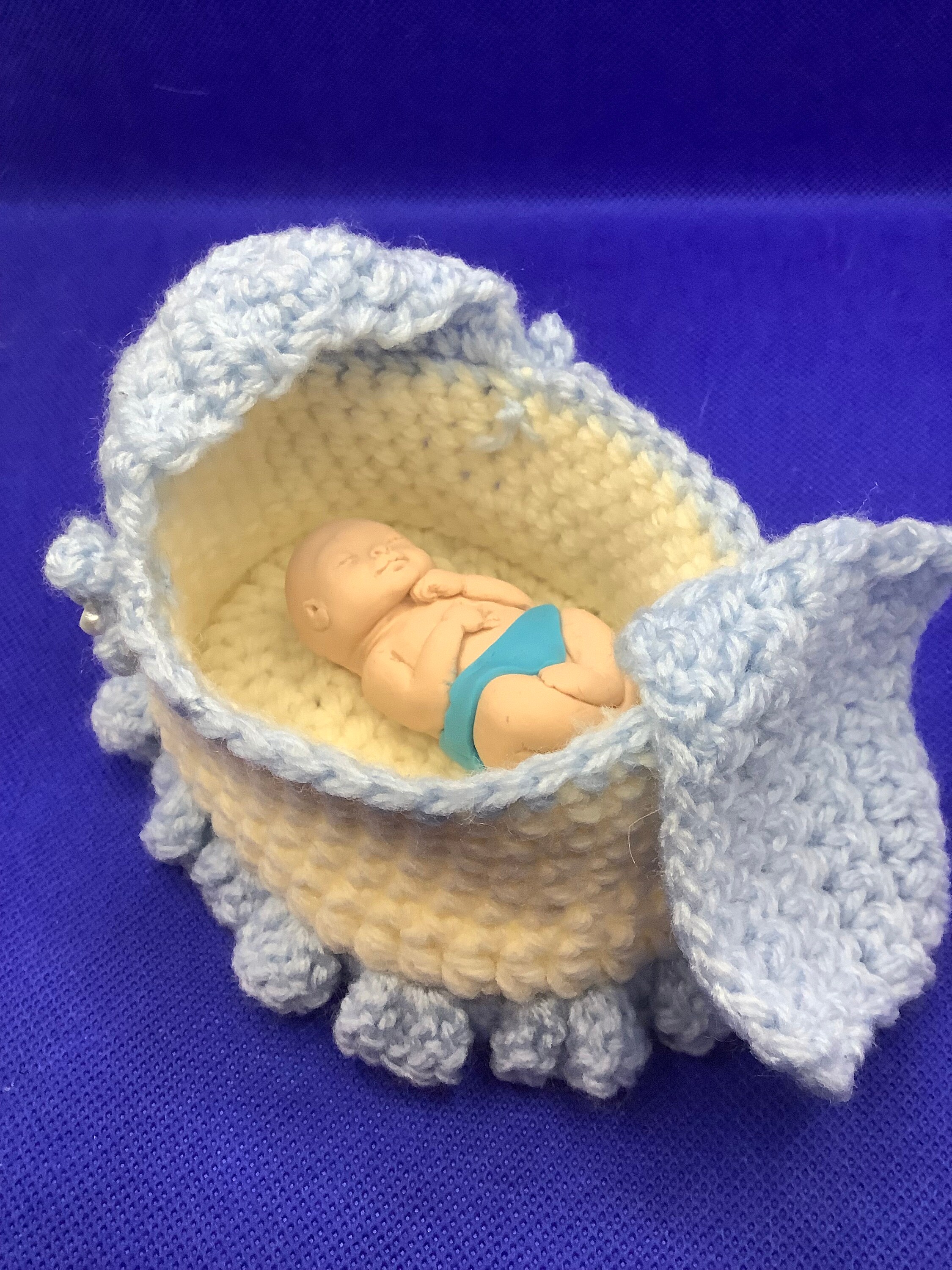 Mini Baby W/cradle - Etsy