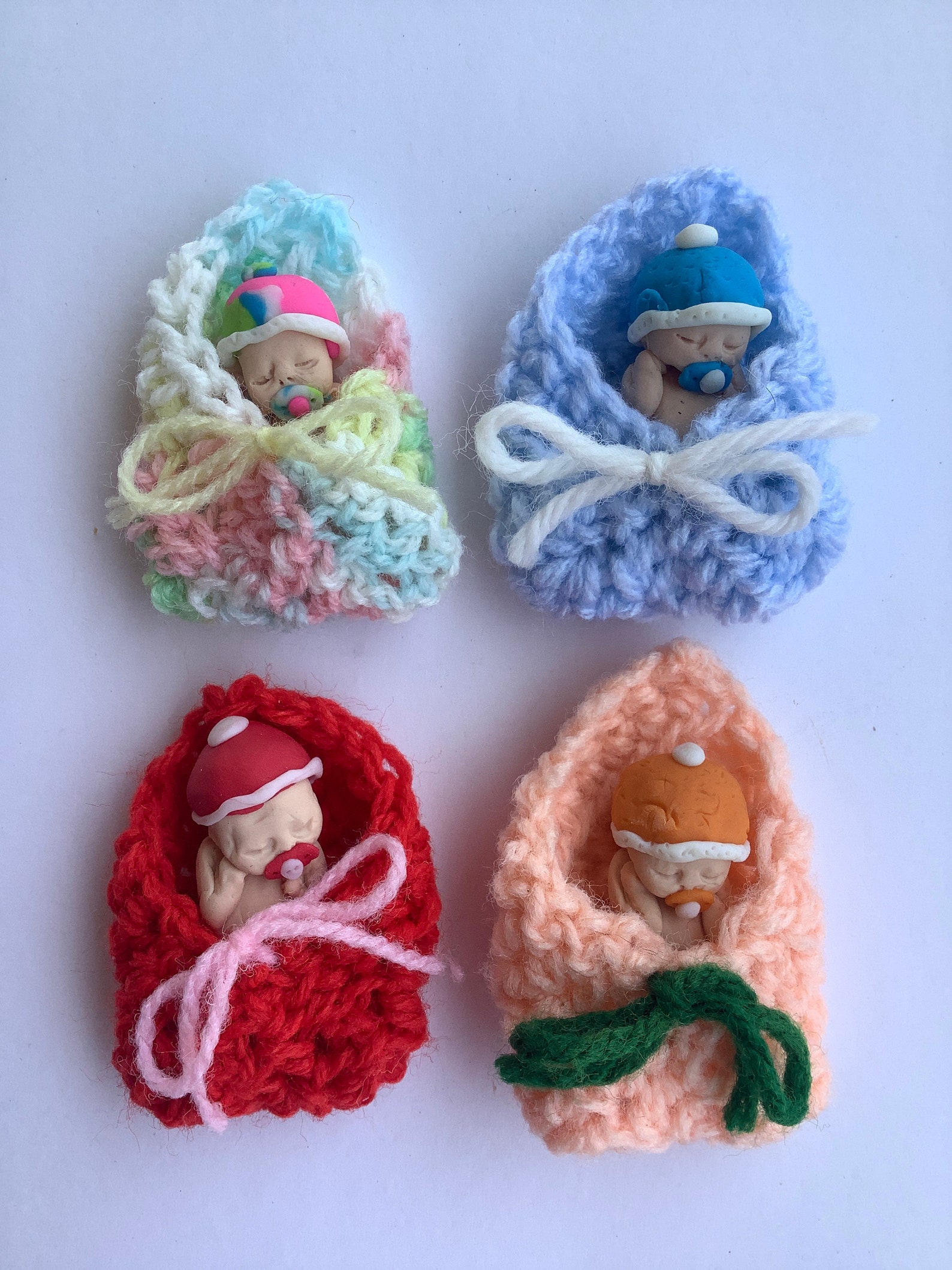 Miniature Newborn Baby in Blanket - Etsy