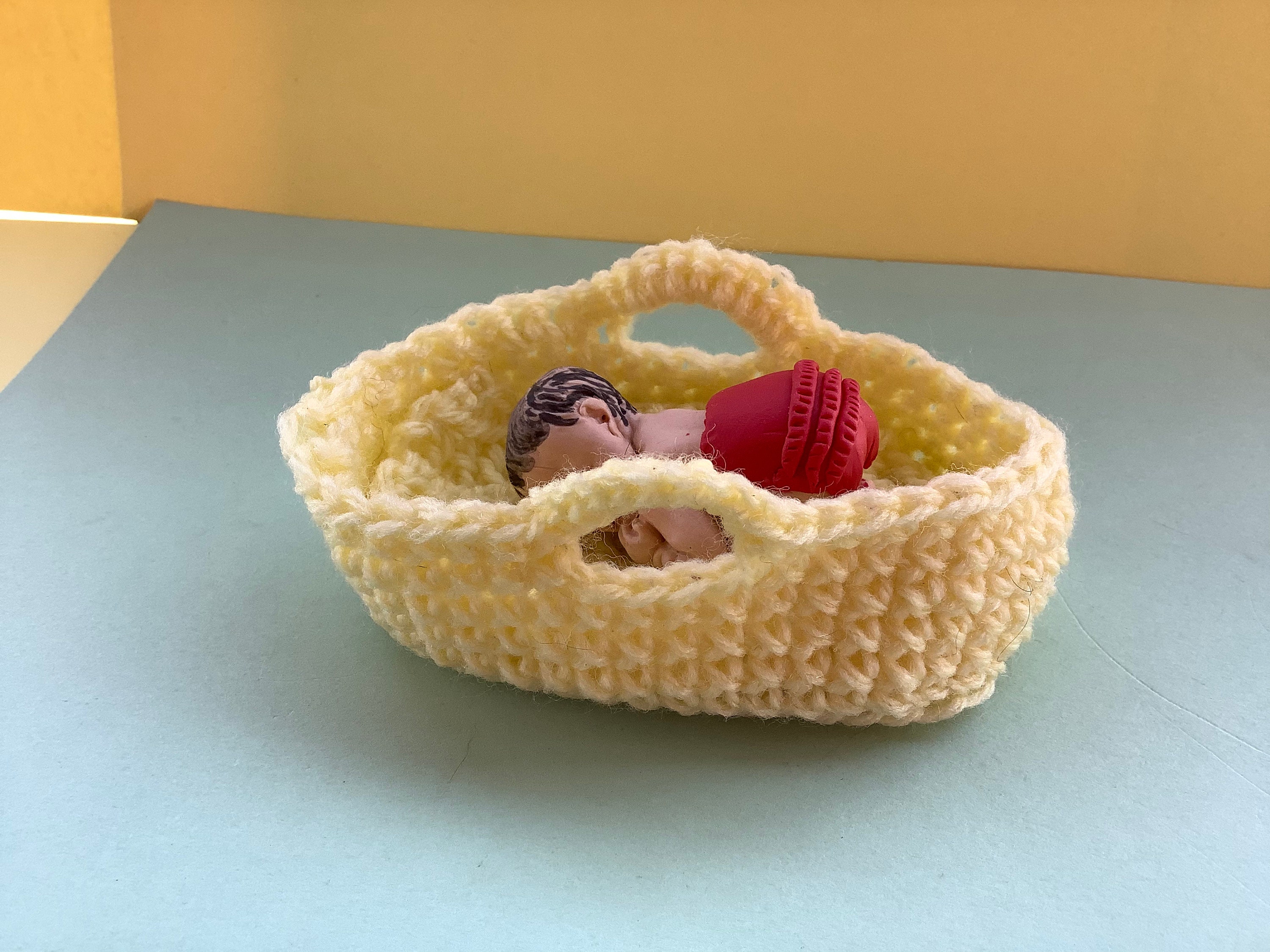 Mini Moses Bed W/baby - Etsy