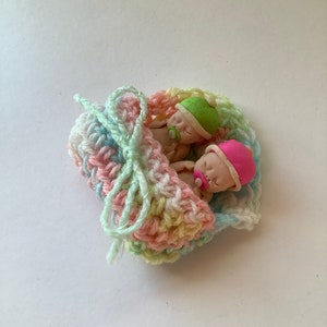 Miniature Newborn Baby in Blanket - Etsy