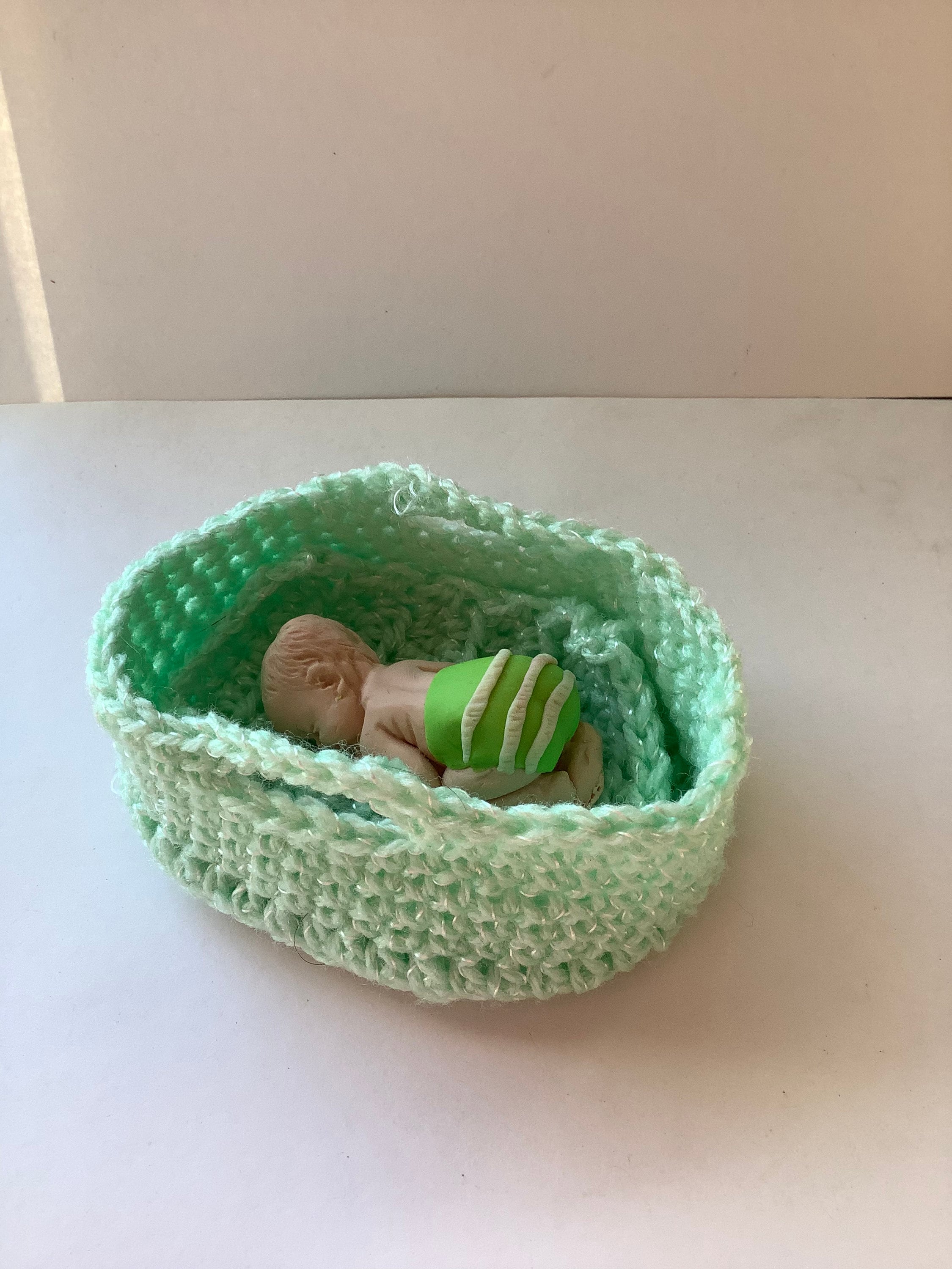 Mini Moses Bed W/baby - Etsy