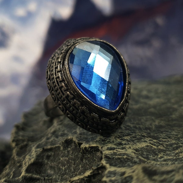 Dark Blue Ring - Etsy