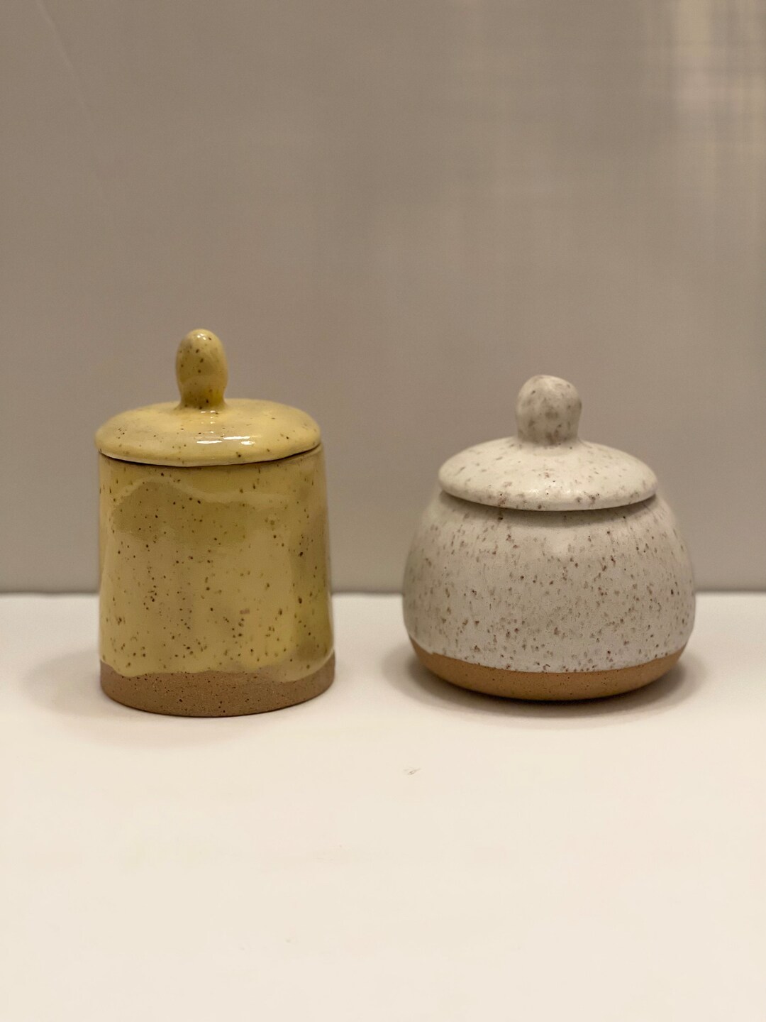 Cotton Ball and Swab Jar Set - Etsy