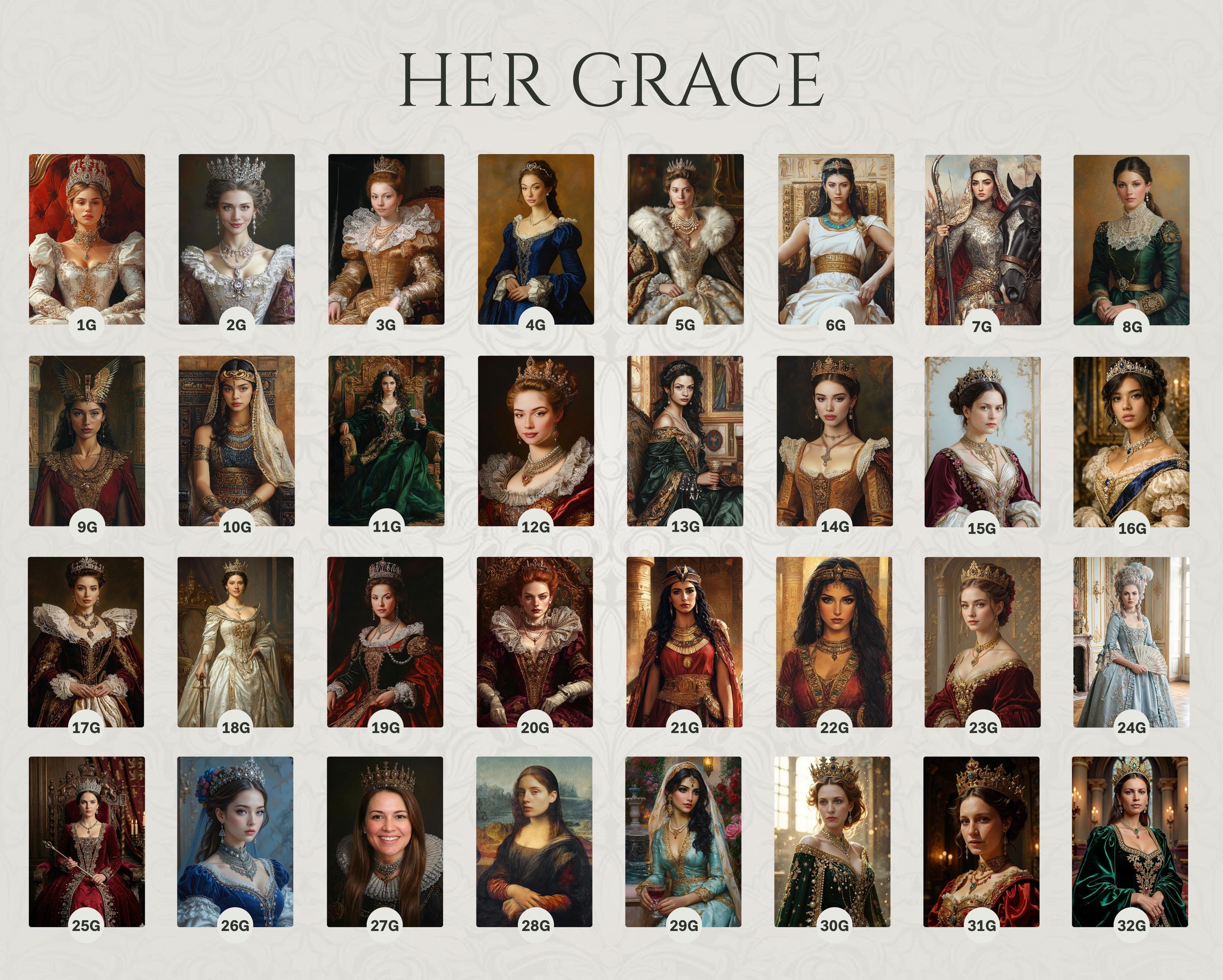 Royal Portrait From Photo on Canvas – Personalized Renaissance Style ...