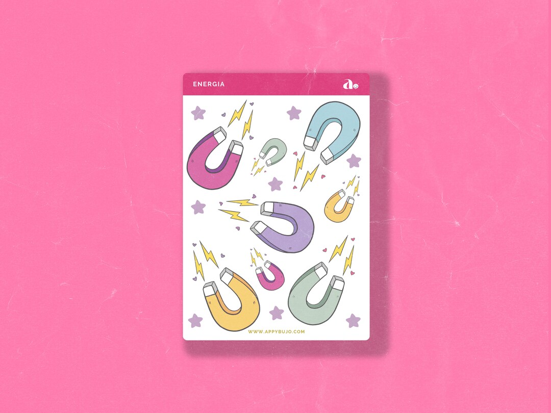 Energy Bullet Journal Sticker, Planner Sticker - Etsy