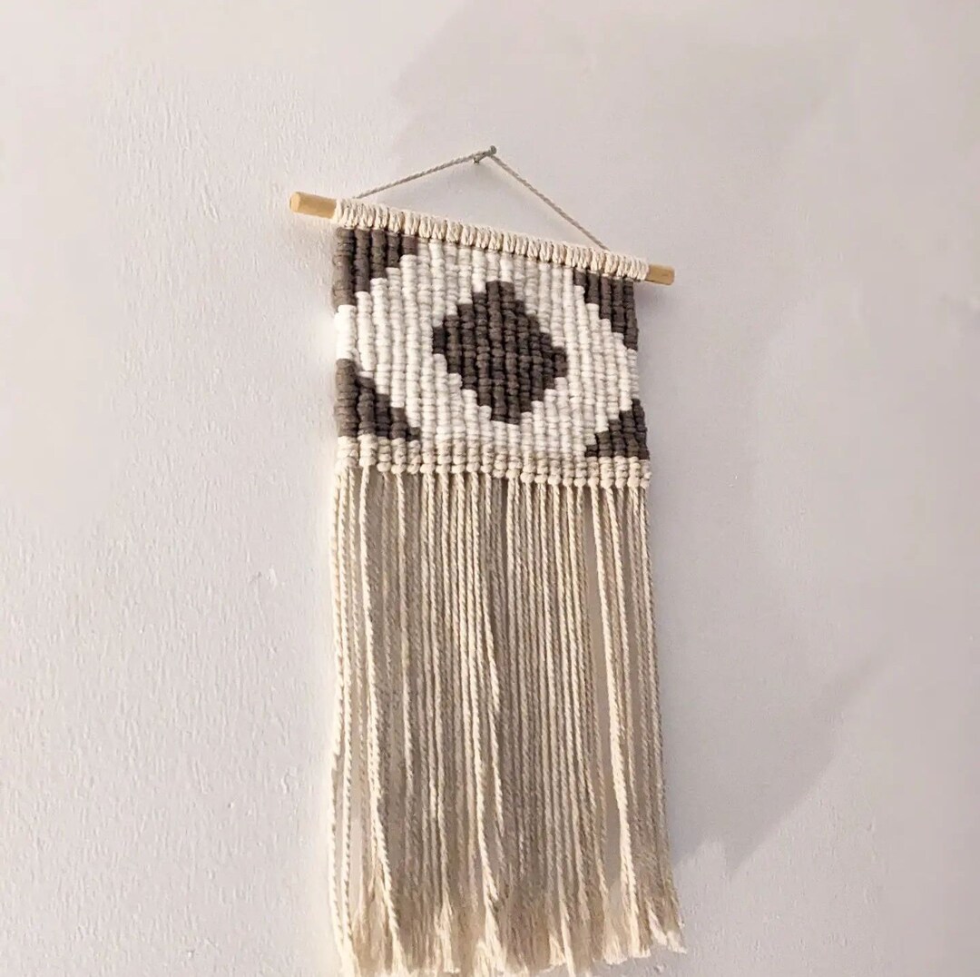 Alice Macrame Diamond Recycled Wall Hanging - Etsy