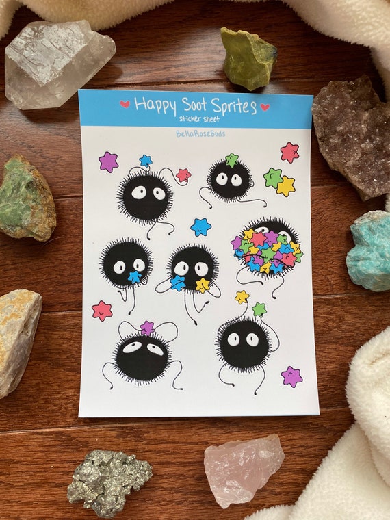 Soot Sprite Sticker Sheet | Etsy