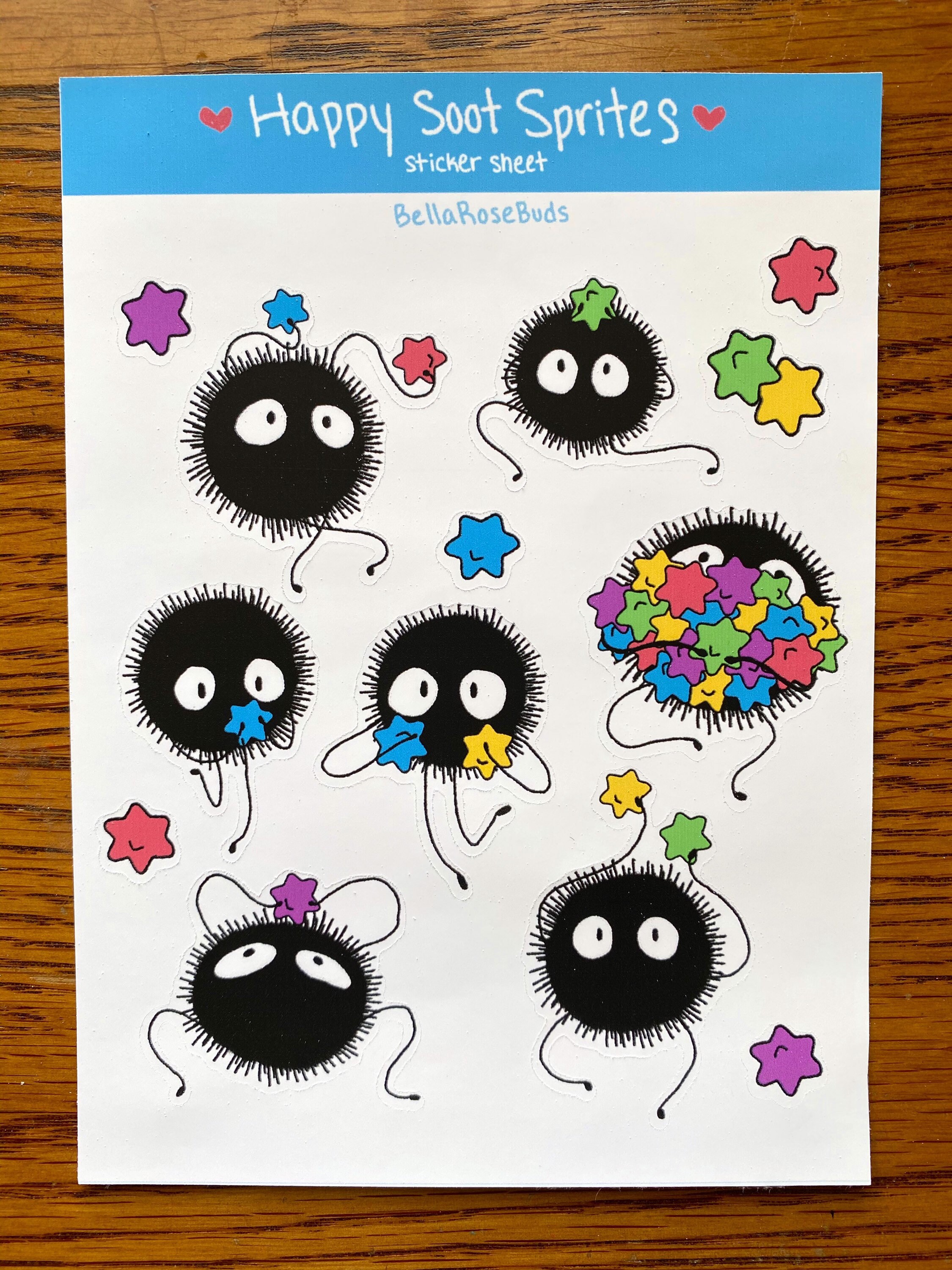 Soot Sprite Sticker Sheet | Etsy