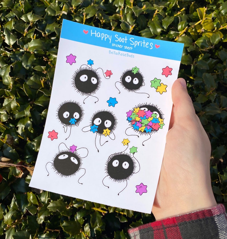 Soot Sprite Sticker Sheet - Etsy