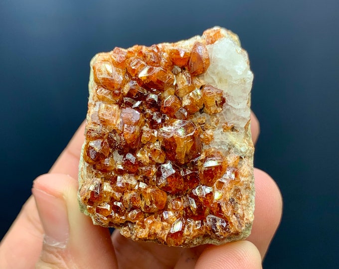 Natural Garnet on Matrix , Garnet Specimen, Rare Garnet Crystals ...