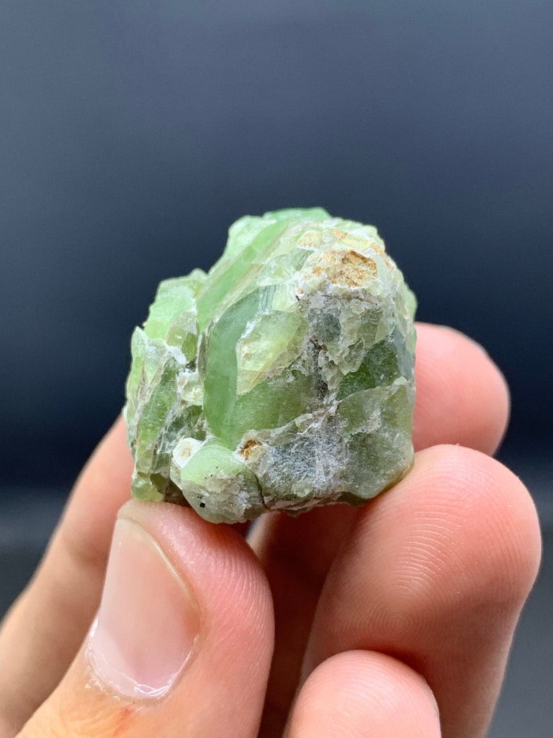 Natural Green Peridot Crystal Specimen , Green Peridot Specimen , Fine ...