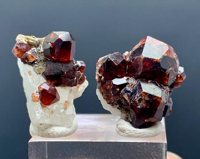 Natural Red Garnet Specimen, Raw Garnet, Garnet Crystal, Garnet Cluster ...