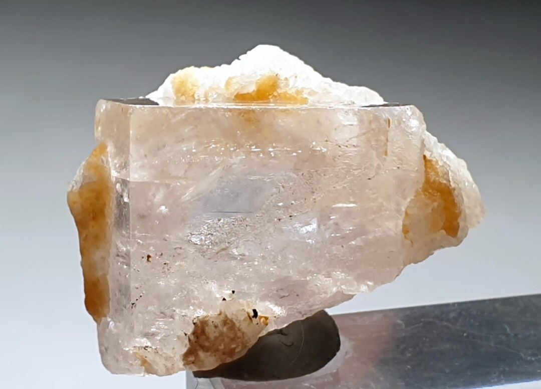 Natural Pink Colour Morganite Crystal on Matrix From Afghanistan Mine ...