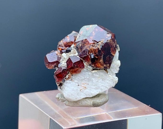 Natural Red Garnet Specimen, Raw Garnet, Garnet Crystal, Garnet Cluster ...