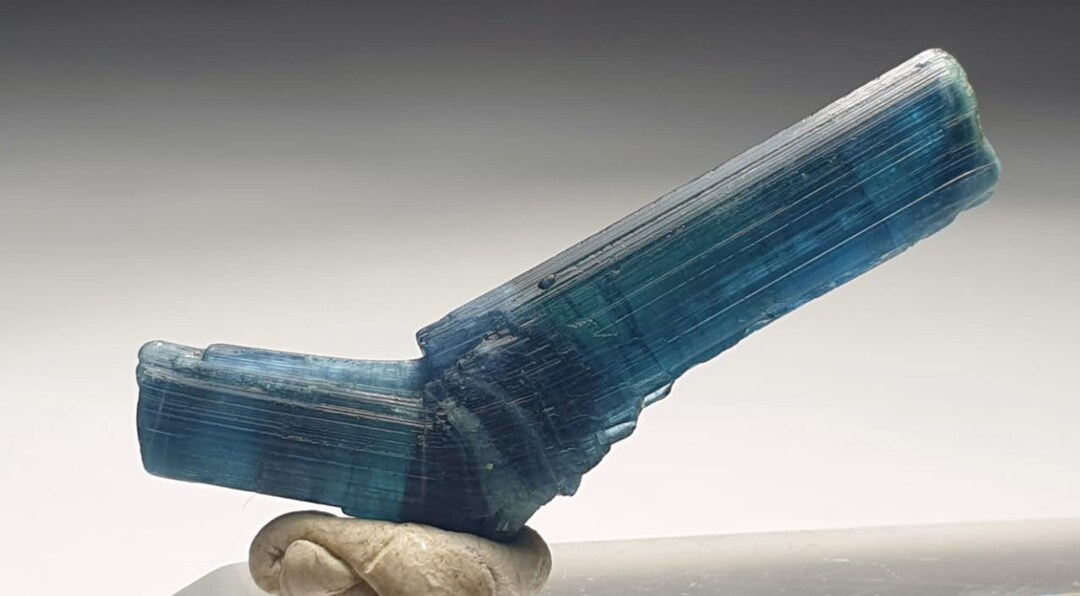 Tourmaline Crystal Indicolite Color Step Wise - Etsy