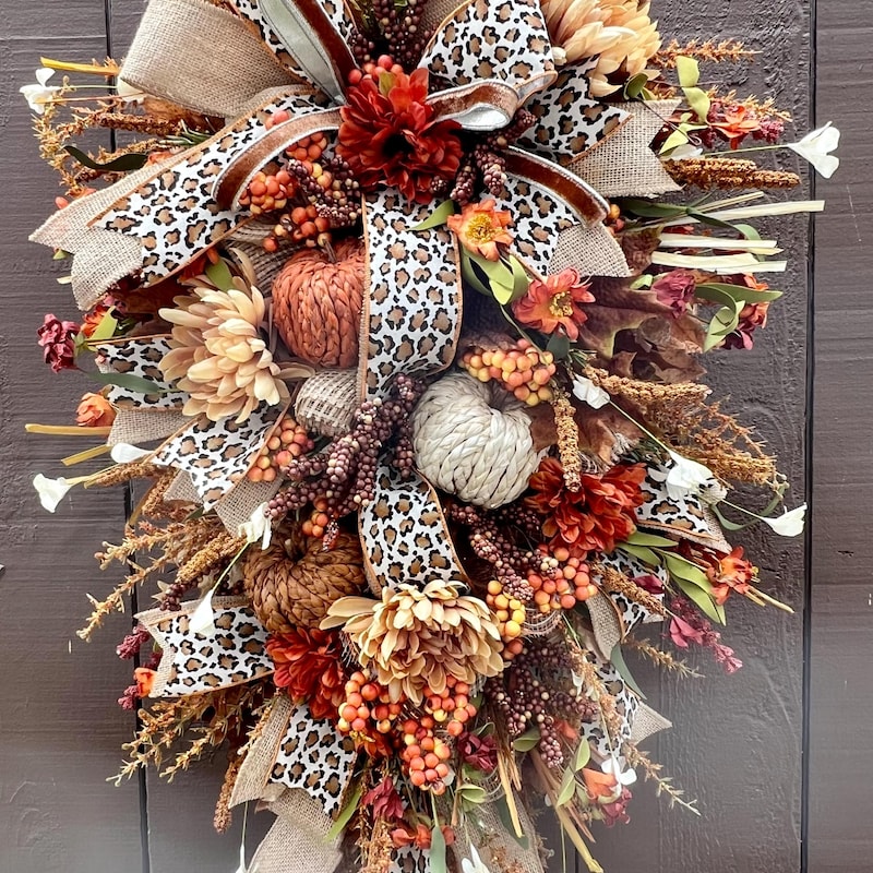 Animal Print Wreath - Etsy