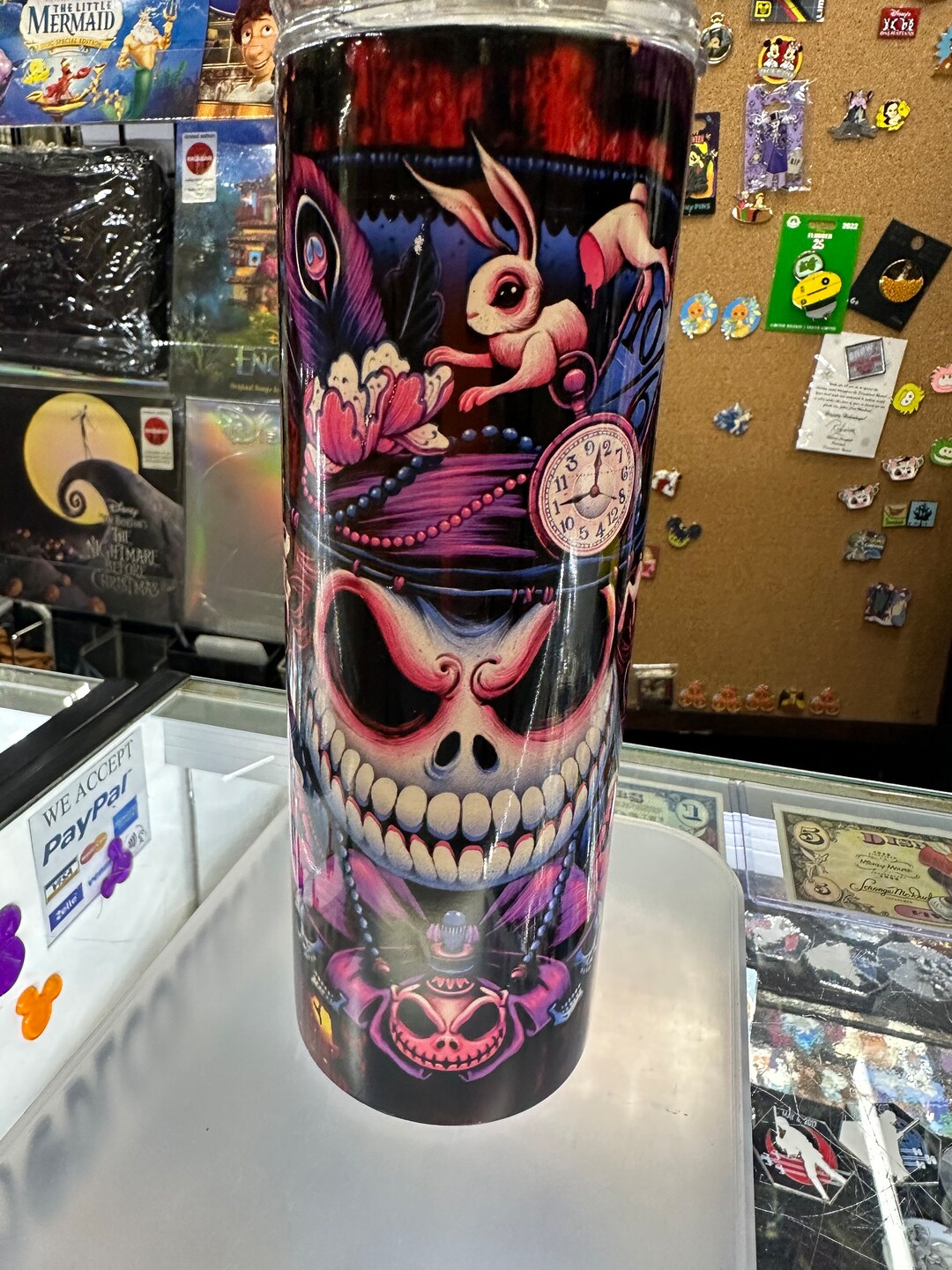 Jack Skellington as the Mad Hatter Inspired Tumbler by Hogg - Etsy