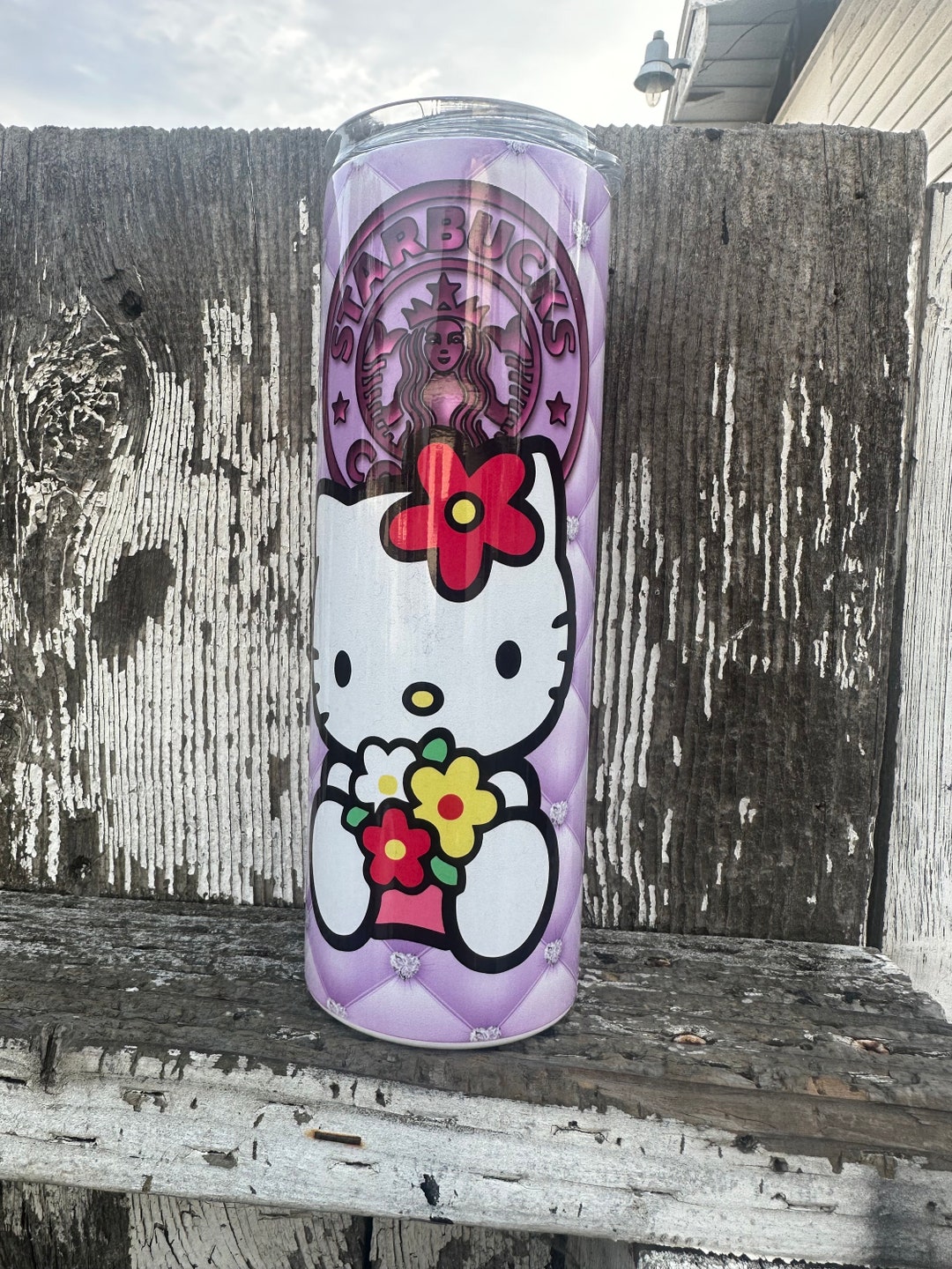 Hello Kitty Lavender Diamond 20 Oz Tumbler - Etsy