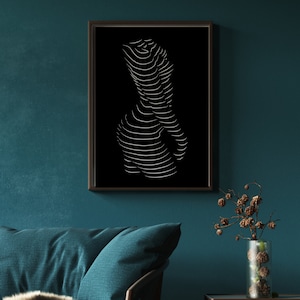 Woman Body Design Laser Cut Svg Dxf Files Wall Sticker Engraving Decal ...