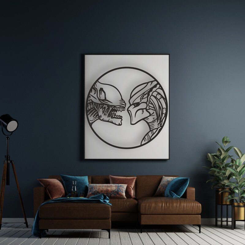 Alien Vs Predator Svg - Etsy