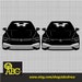 Volkswagen Design Laser Cut Svg Dxf Files Wall Sticker Engraving Decal ...