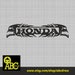 Honda Skull Design Laser Cut Svg Dxf Files Wall Sticker Engraving Decal ...