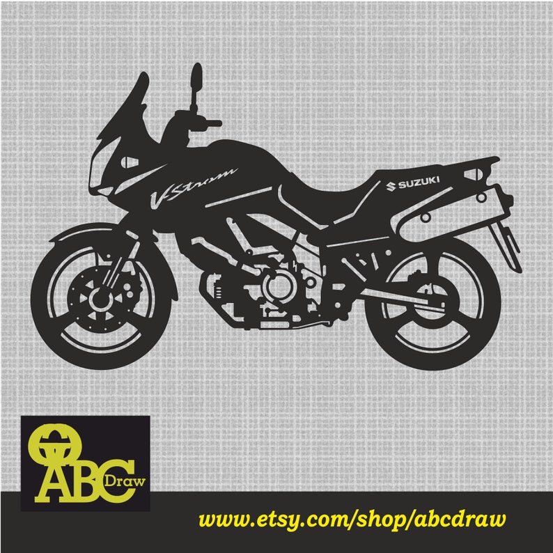 Suzuki Design Laser Cut Svg Dxf Files Wall Sticker Engraving Decal ...