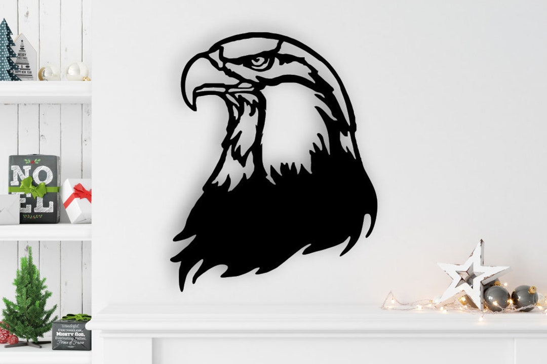 Eagle Design Laser Cut Svg Dxf Files Wall Sticker Engraving Decal ...