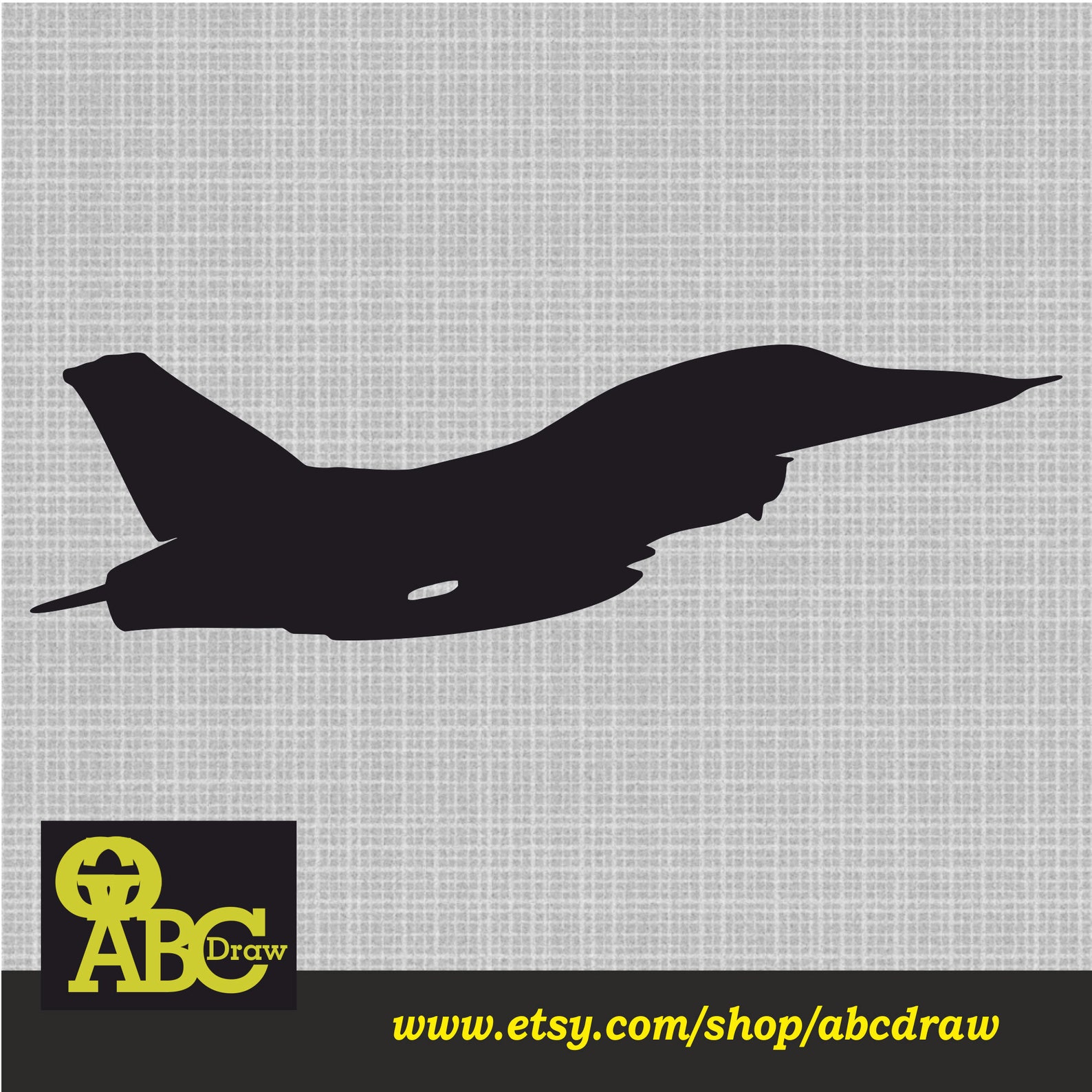 F-16 Design laser cut svg dxf files wall sticker engraving | Etsy