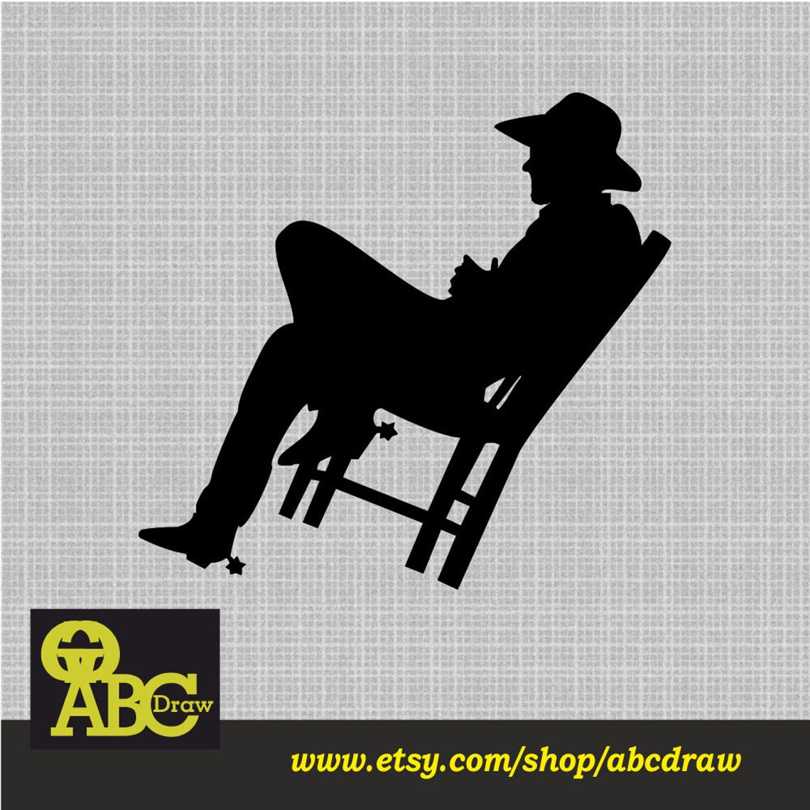 Cowboy Design Laser Cut Svg Dxf Files Wall Sticker Engraving | Etsy